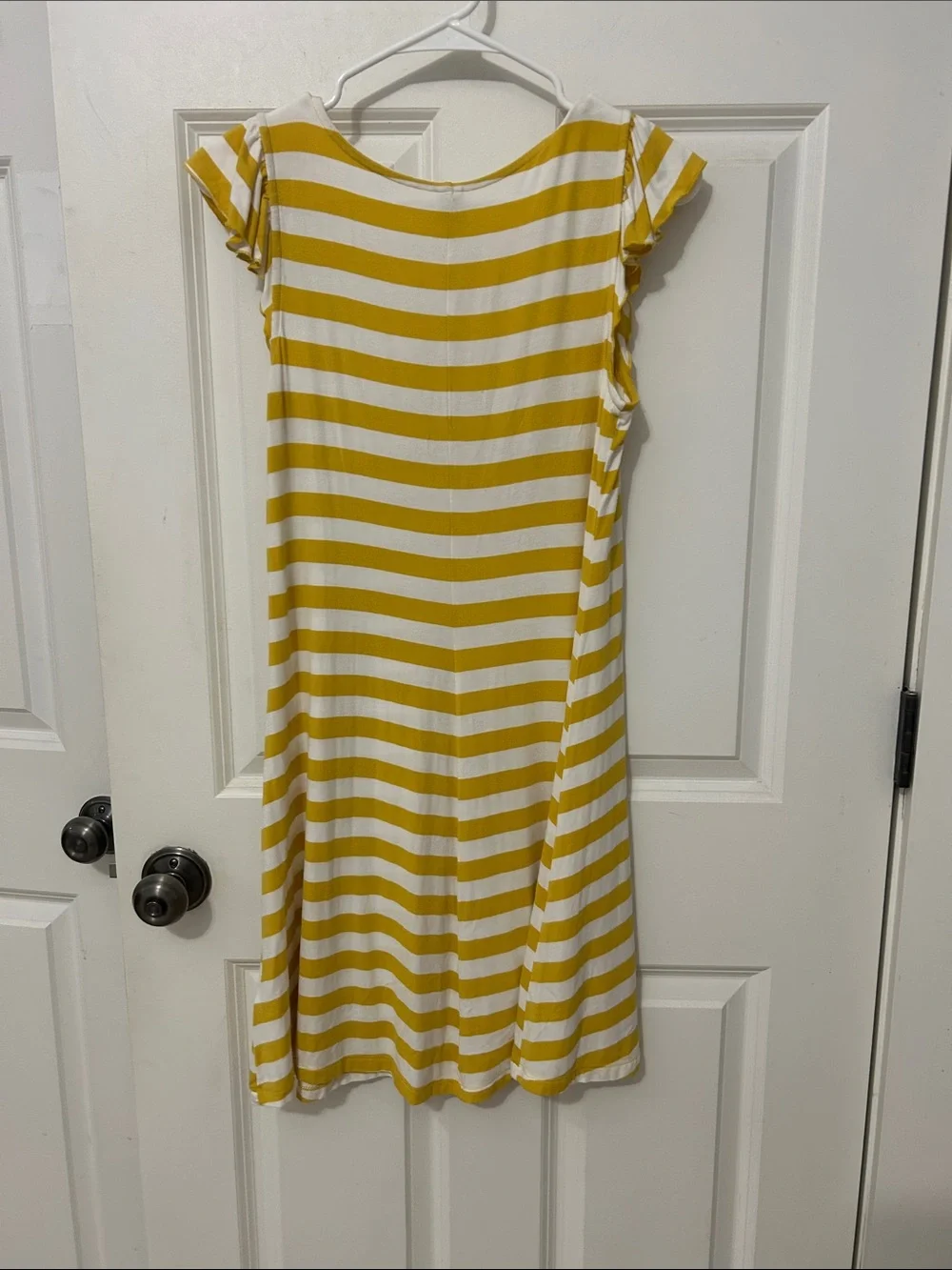 Old Navy | Dresses | Old Navy Striped Flutter Short Sleeve Swing Dress ...